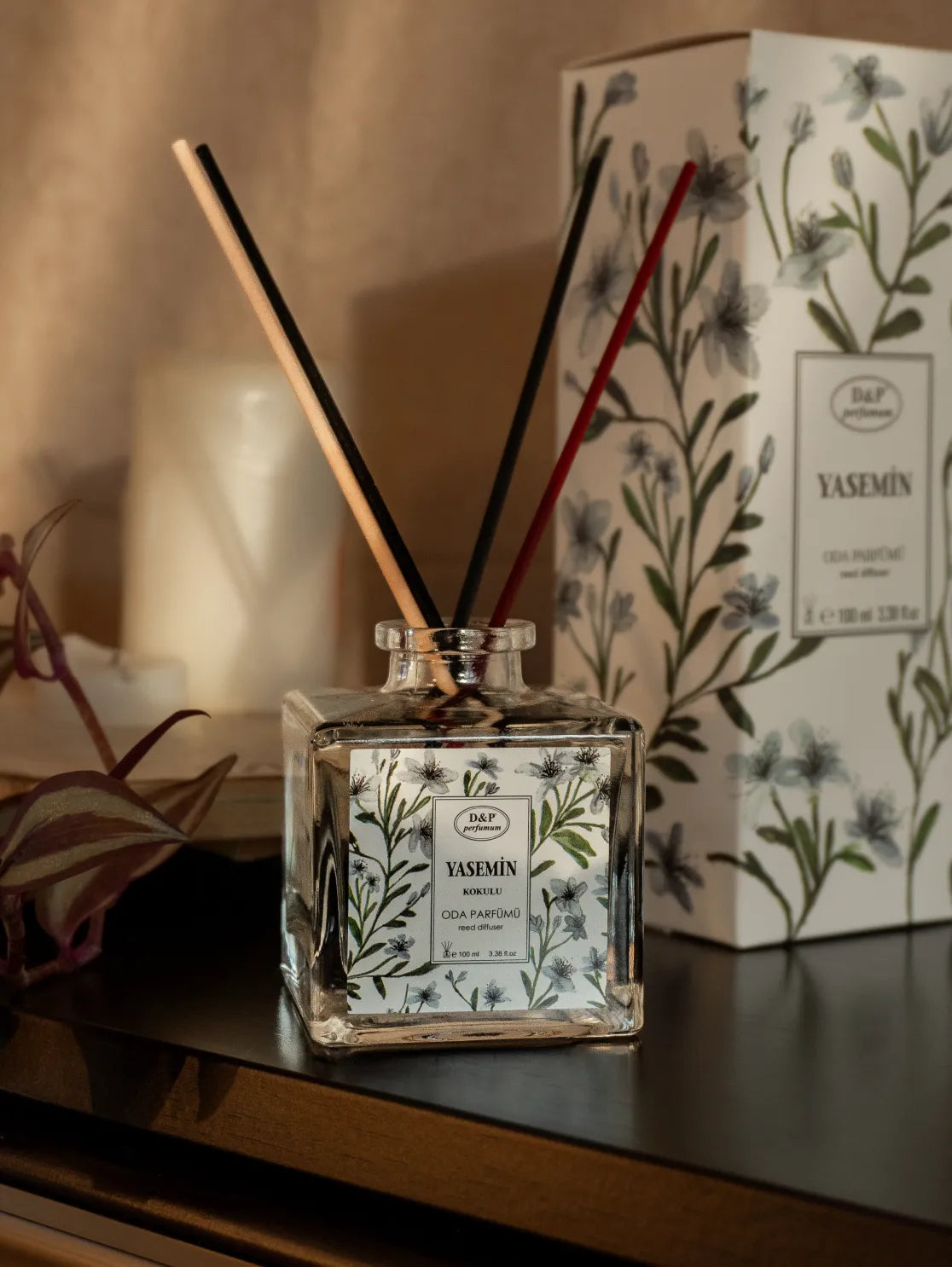 Jasmine Bamboo Reed Diffuser – D&P Perfume